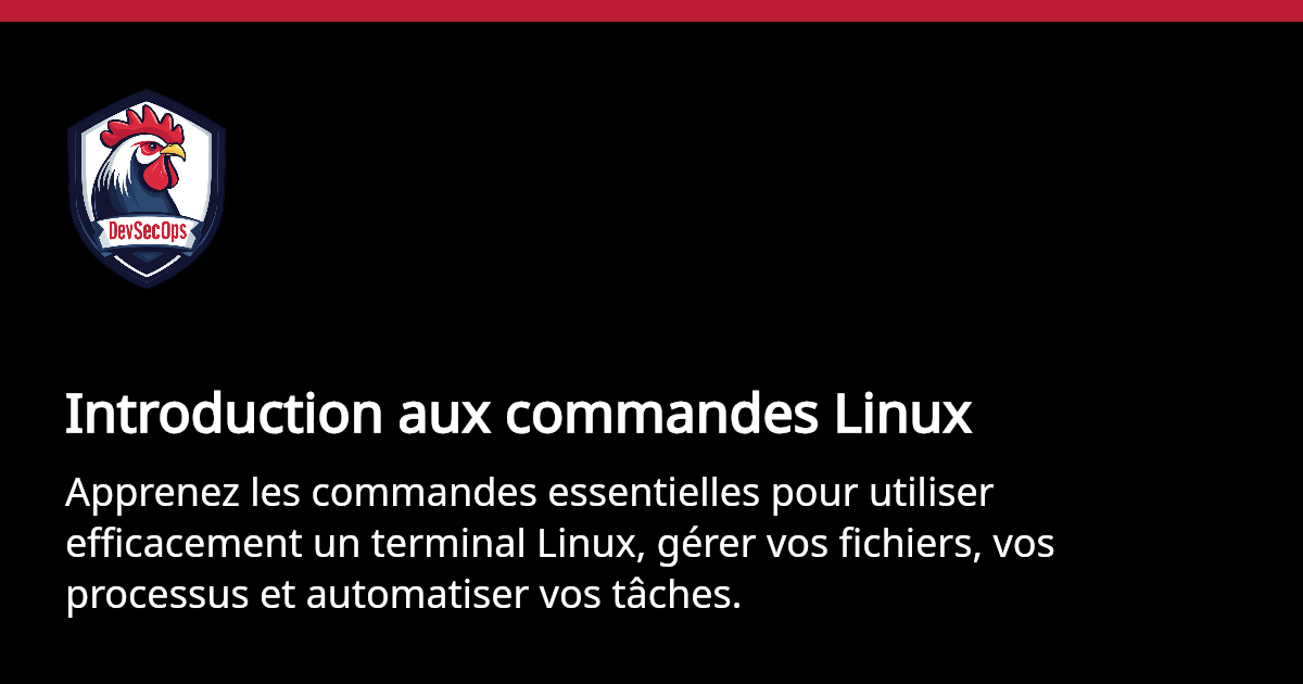 Introduction aux commandes Linux | DevSecOps