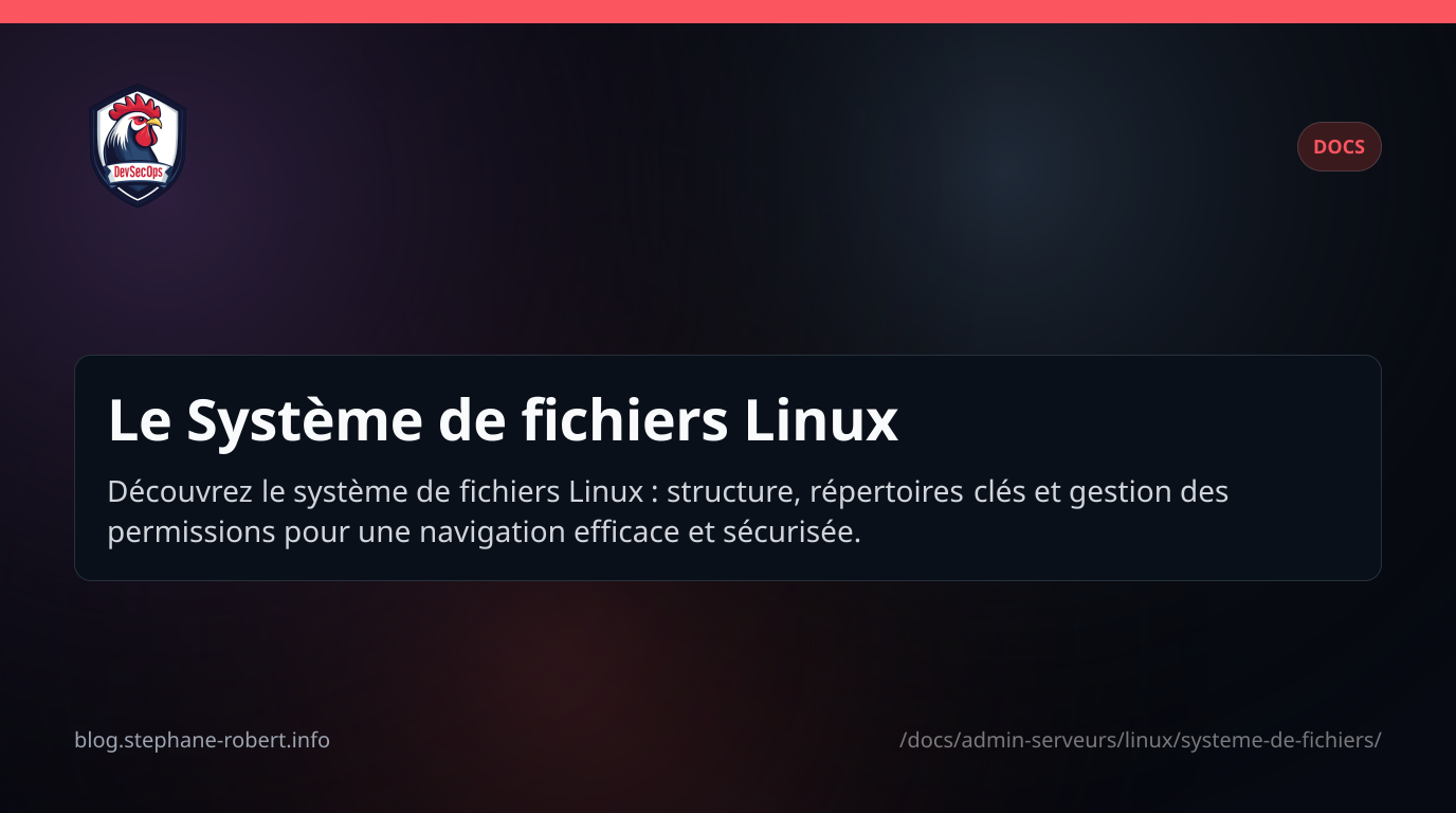 Le Système de fichiers Linux