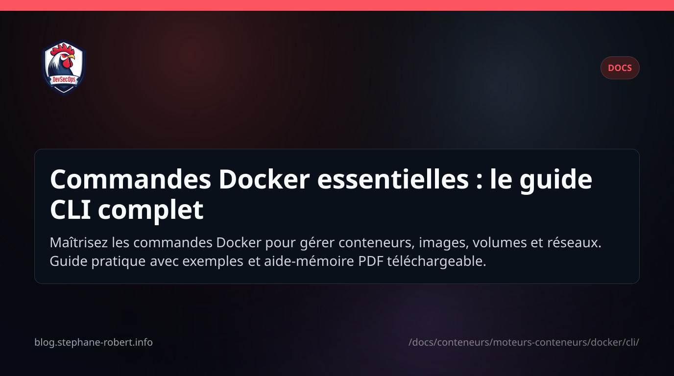 Commandes Docker essentielles : le guide CLI complet