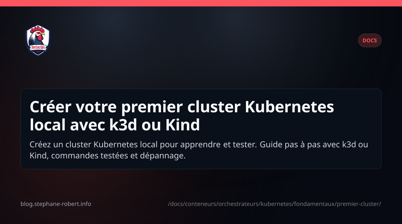Créer votre premier cluster Kubernetes local avec k3d ou Kind