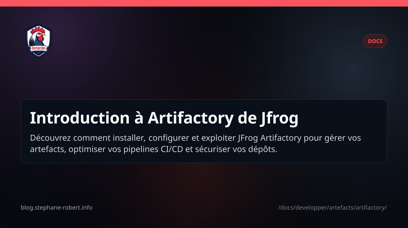 Introduction à Artifactory de Jfrog