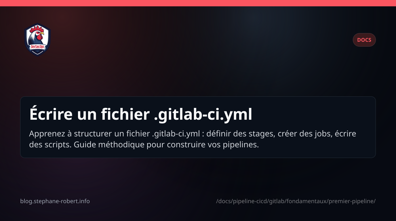 Écrire un fichier .gitlab-ci.yml