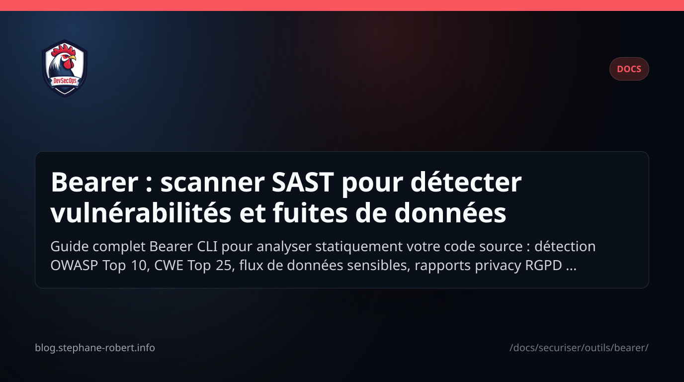 Bearer : scanner SAST pour détecter vulnérabilités et fuites de données