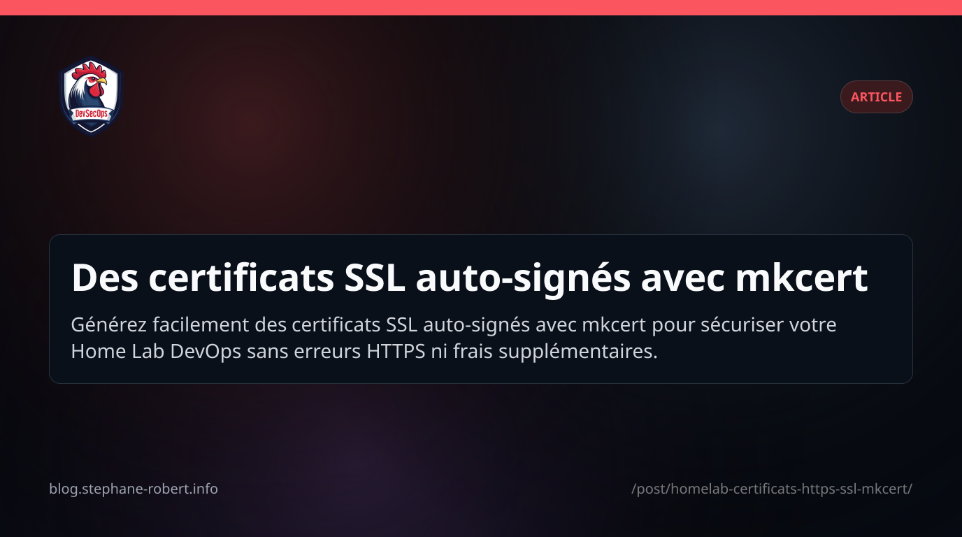 Des certificats SSL auto-signés avec mkcert