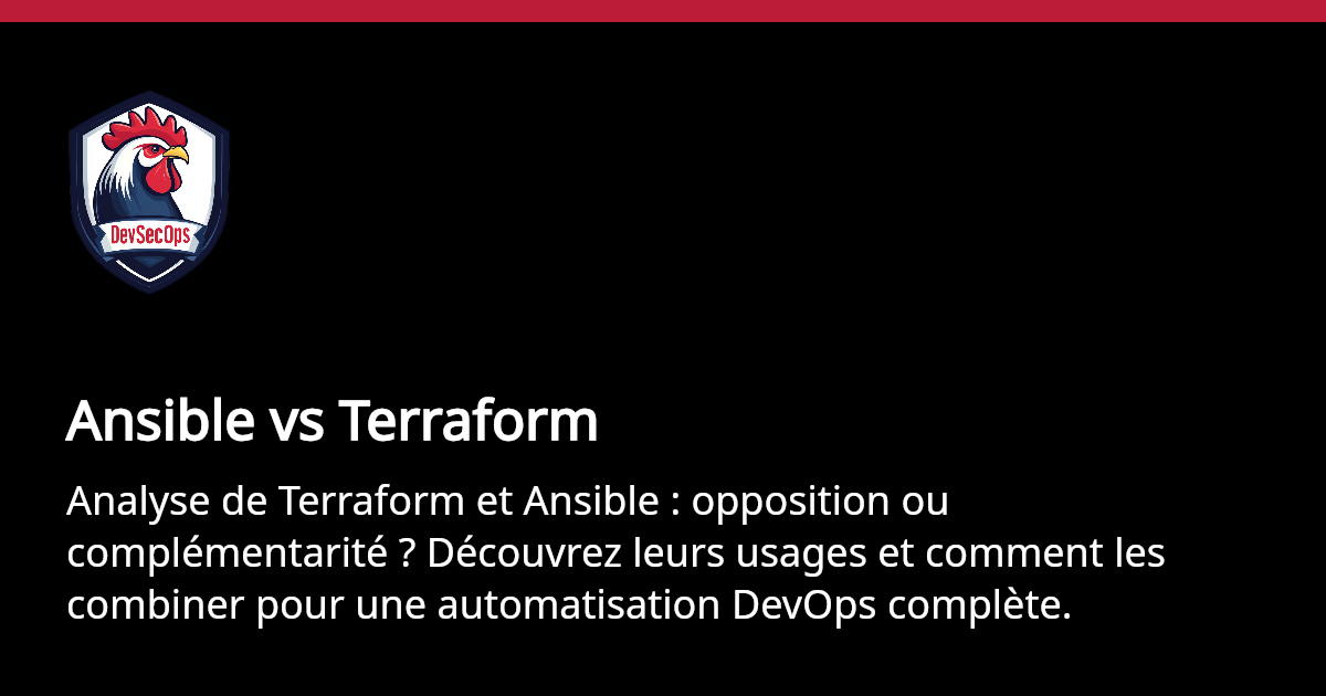 Ansible vs Terraform | DevSecOps